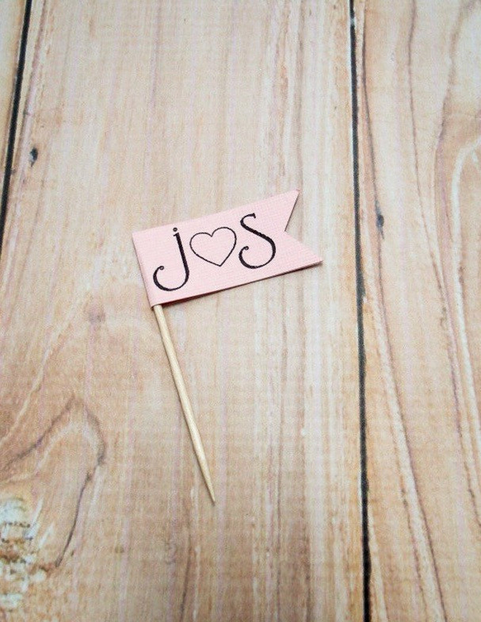Personalized Blush Cupcake Toppers Custom Blush Pink Wedding - Etsy