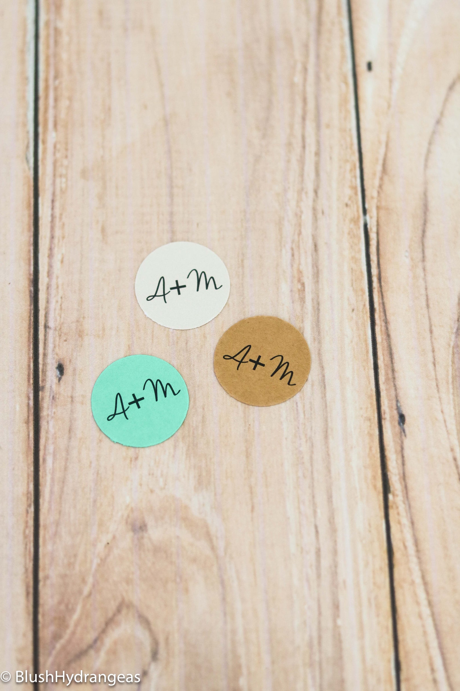 Personalized Color Dot Cupcake Toppers: Your Custom Names, Initials ...