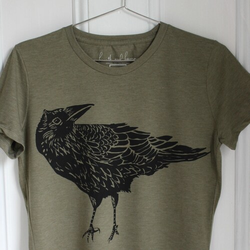 Mens Tree Ring T Shirt Organic Woodcut Tee Tri-blend - Etsy