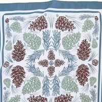 Coniferous Tree Trail Bandana: North American Trees, 100% Cotton - Etsy