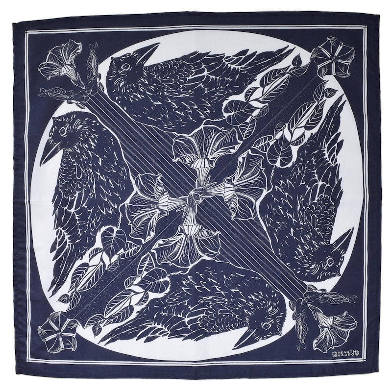 Silk Bird Handkerchief - Etsy
