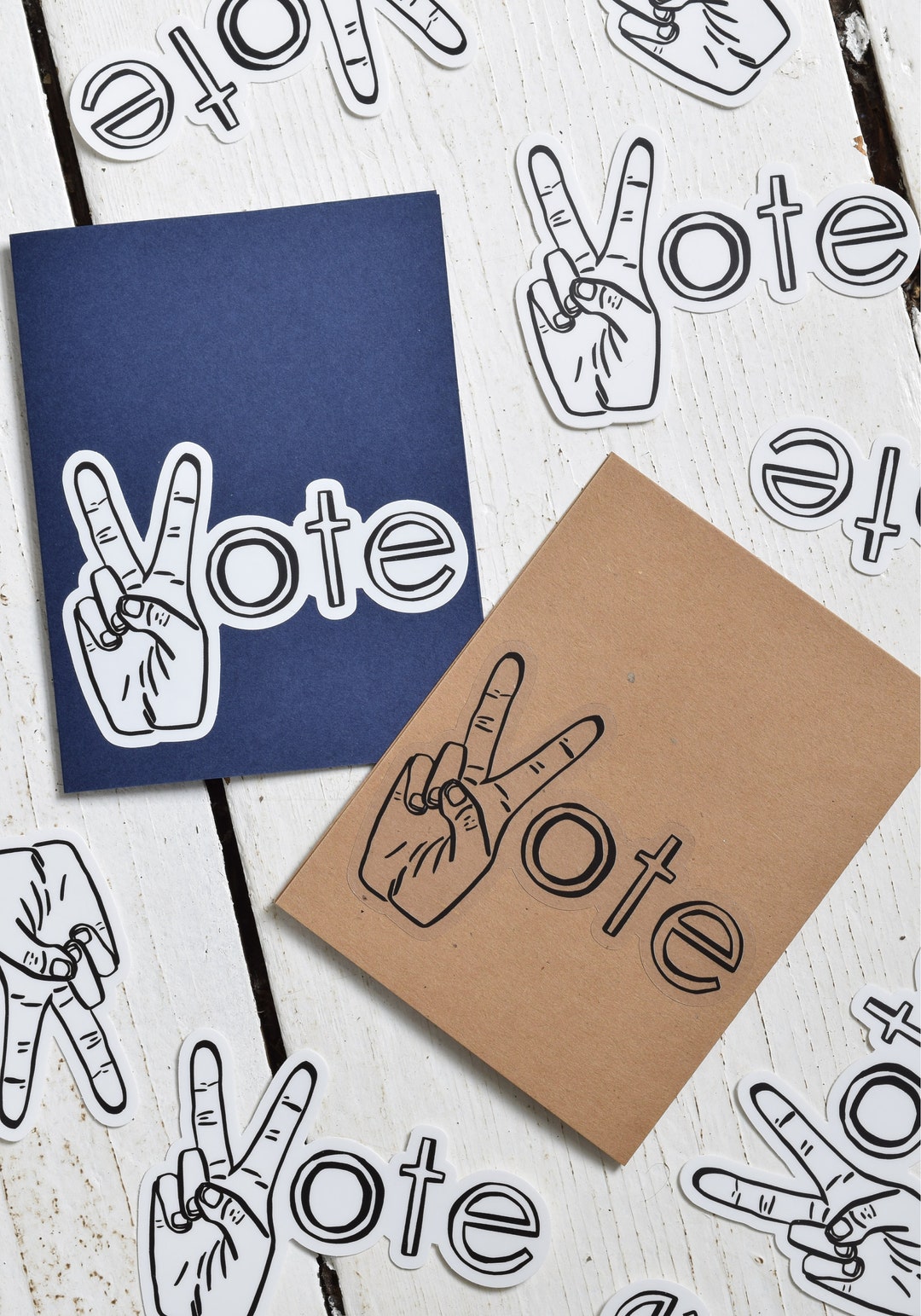 Vote Sticker - 4" Decal - Vinyl Sticker for Your Laptop - Water Bottle ...