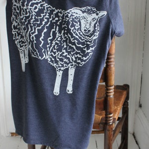 Mens Sheep T Shirt - Organic - Sheep Tee - Tri-blend - Farm Animal ...