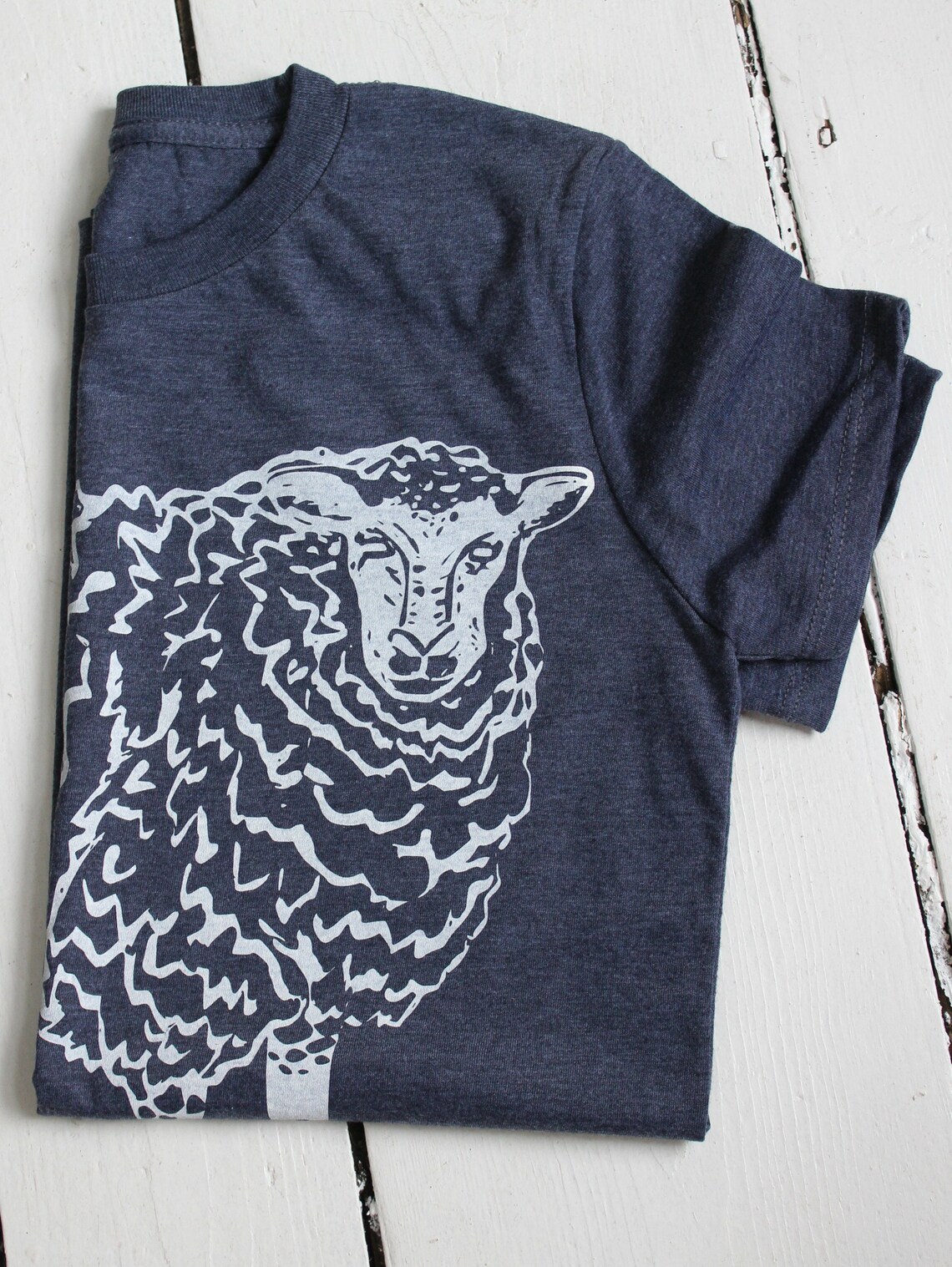 Mens Sheep T Shirt Organic Sheep Tee Tri-blend Farm - Etsy