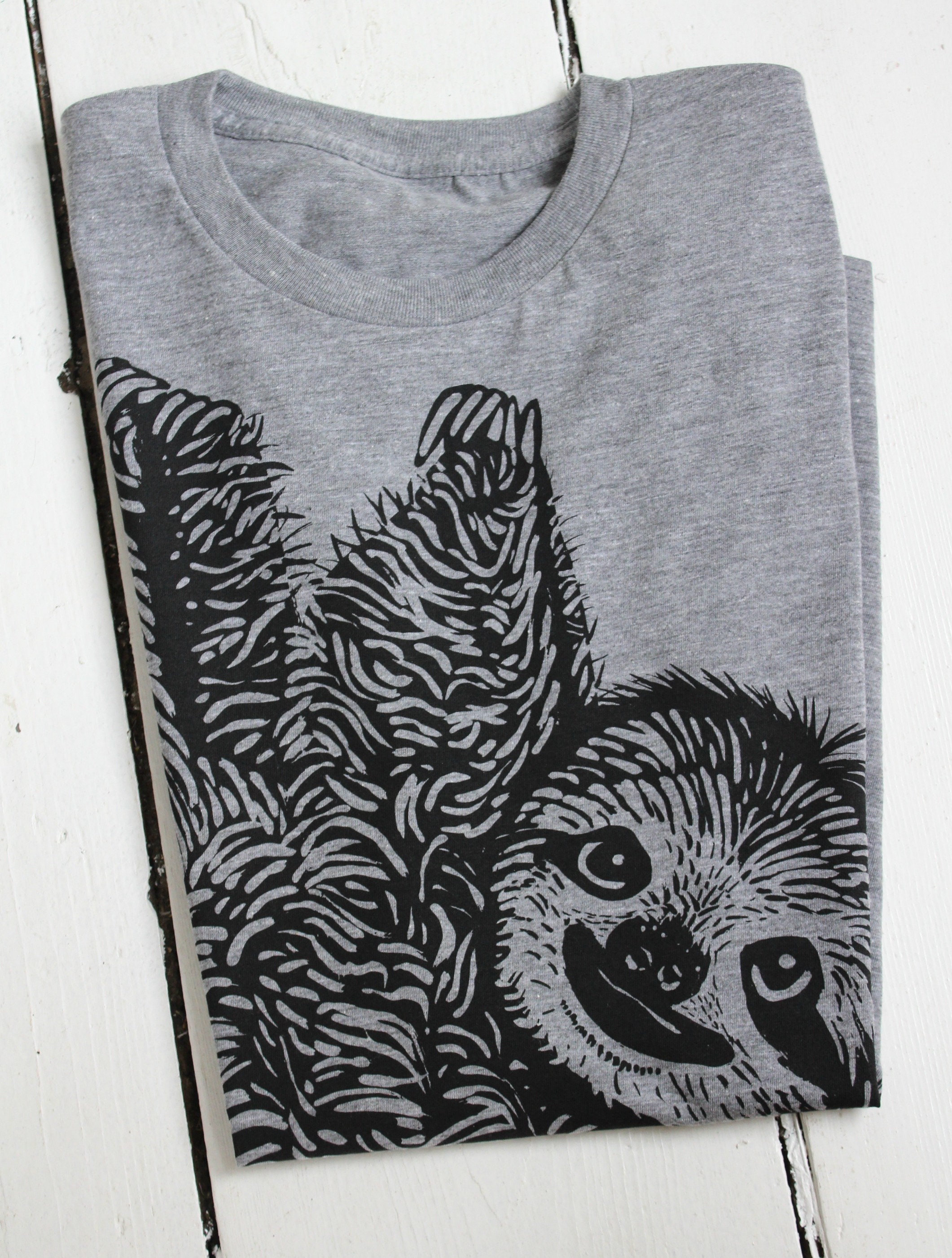 Mens Sloth T Shirt Organic Sloth Tee Tri-blend Animal - Etsy