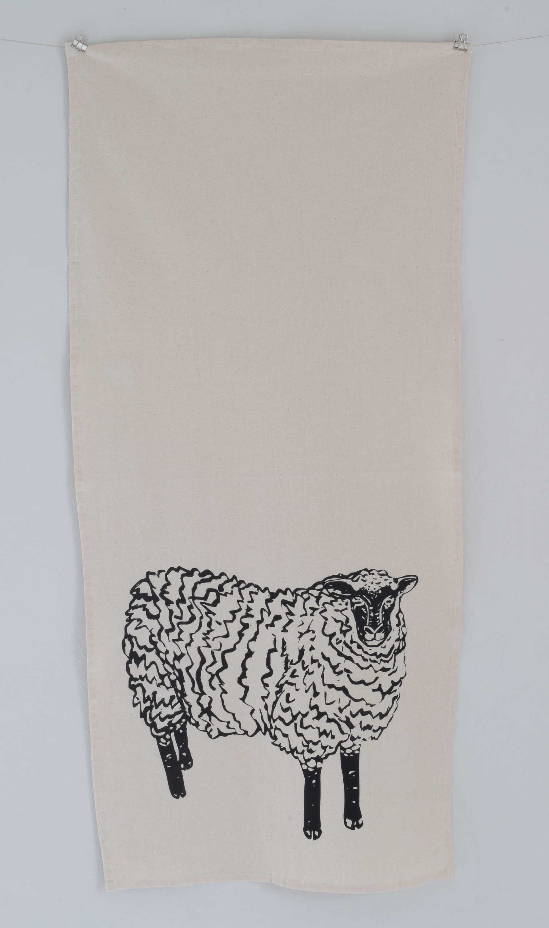 Sheep Tea Towel Organic Cotton Flour Sack Kitchen Towel | Etsy