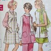 Simplicity 7346 Pattern CUT Complete 1960s Standing Collar Dress in ...