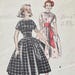 Simplicity 3813 Pattern CUT Complete 1950s Vintage Full Circle Skirt ...