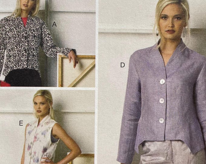 Vogue 8982 Pattern UNCUT Marcy Tilton Easy Loose Fitting Unlined Swan ...