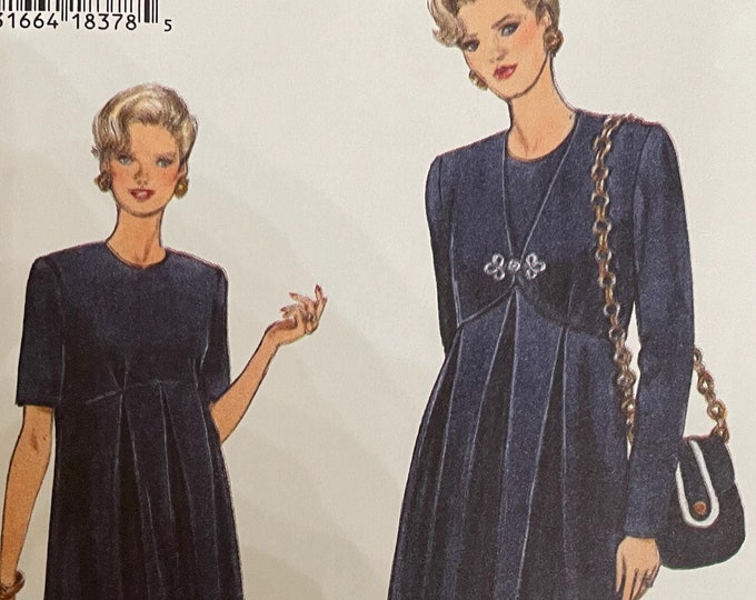 Simplicity 8380 Pattern UNCUT 1990s Vintage Maternity Easy Sew Jumpsuit ...