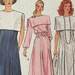 Vogue 8991 Pattern UNCUT 1980s Vintage Sleeveless Long Gathered Sleeve ...