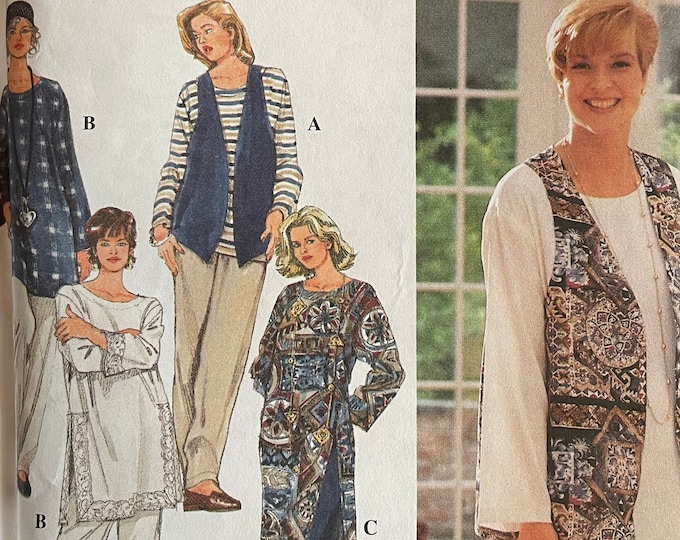 Simplicity 8783 Pattern Easy Two Hour Separates Pullover Tunic Has Side ...