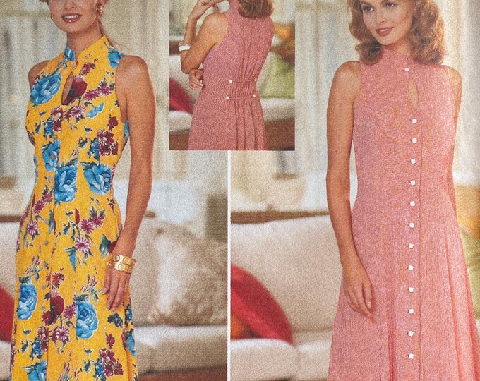Butterick 4433 Pattern UNCUT 1990s Vintage Easy DW3 Button Front Fit ...