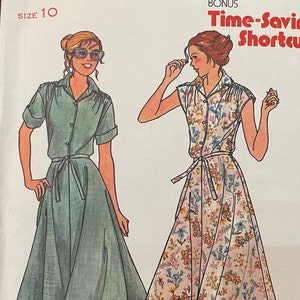 Butterick 6458 Pattern CUT Complete 1980s Vintage Time Saving Shortcut ...