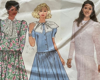 Simplicity 9890 Pattern UNCUT Easy to Sew Dress With Raised Waist and ...