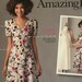 Simplicity 4156 Pattern CUT Complete 1960s Vintage Girl's Button Front ...