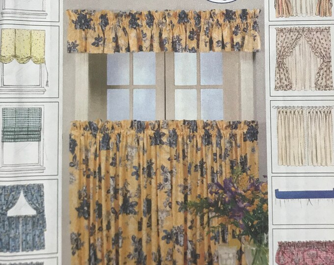 Simplicity 4497 Pattern UNCUT Sewing for Dummies Easy Fast Curtains and ...