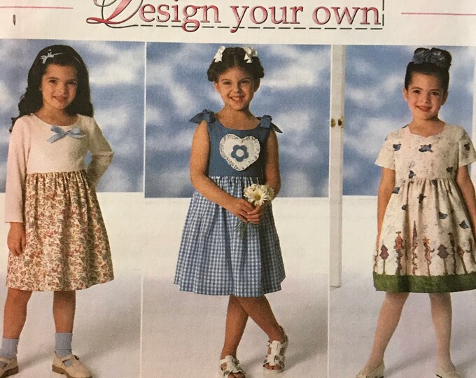 Simplicity 6770 Pattern CUT Complete 1980s Cinderella Girl's Fit and ...