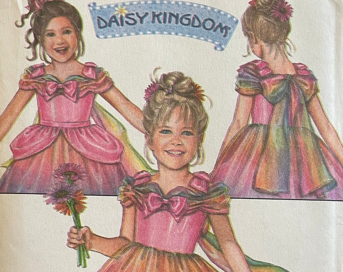 Simplicity 2466 Pattern UNCUT Daisy Kingdom Little Girl's Trapeze Style ...