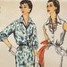 Simplicity 8149 Pattern CUT Complete 1960s Vintage Wrap Front Empire ...