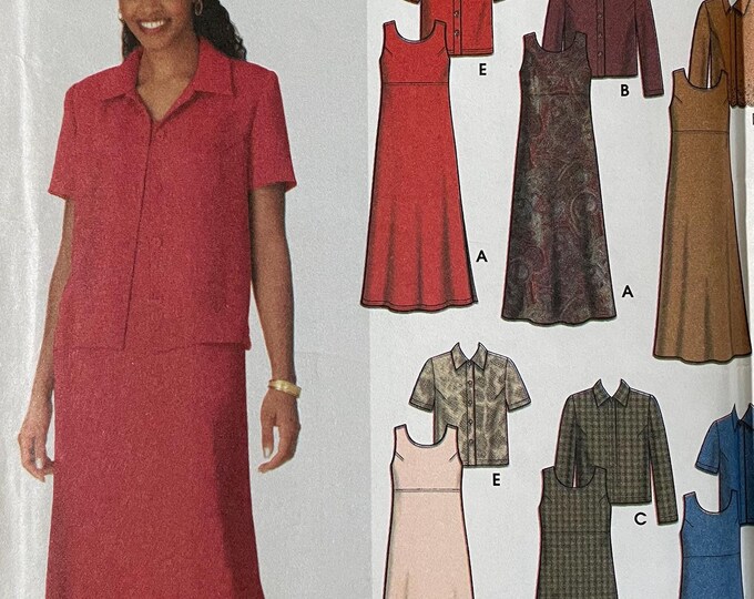 Simplicity 9890 Pattern UNCUT Easy to Sew Dress With Raised Waist and ...