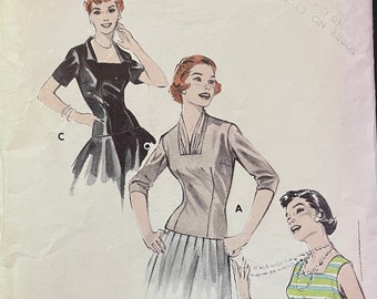 Portrait Collar Blouse - Etsy