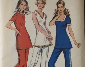 Mccalls 3155 Pattern UNCUT 1970s Vintage Easy Pounds Thinner Raglan ...