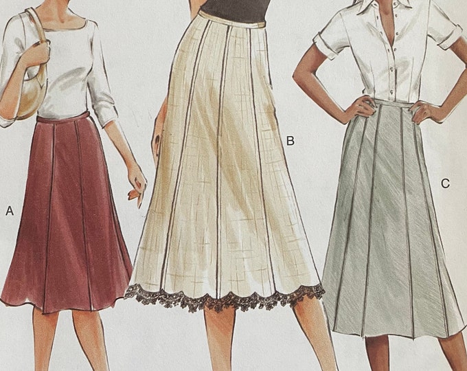 Vogue 7735 Pattern UNCUT Semi Fitted A-line or Slightly Flared Skirt ...