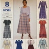 Mccall's 8312 11546 UNCUT Sewing Pattern Dresses Size XS-S-M and Lrg ...