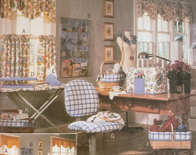 Butterick B5160 5160 Pattern UNCUT Wavery Sewing Room Chair Cover ...