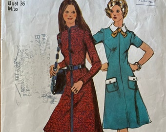 Simplicity 6568 Pattern CUT Complete 1970s Vintage Juniors Overalls ...