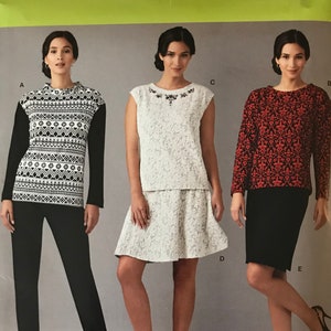 Simplicity 1255 Pattern UNCUT Threads Magazine Collection Round Neck ...
