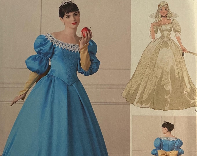 Simplicity 1728 Pattern UNCUT Andrea Schewe Costume Princess Gown White ...