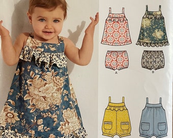Simplicity 1600 Pattern UNCUT Teri Vintage Baby Retro Style Ruffled ...