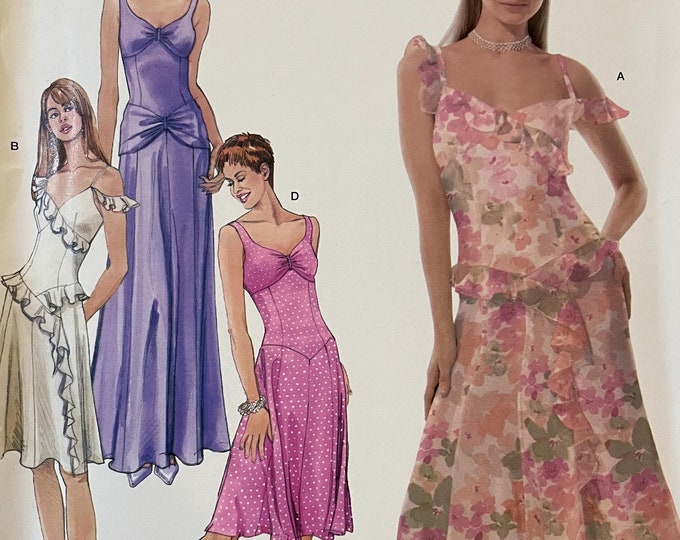 Simplicity 4941 Pattern UNCUT Vintage 2000s Sleeveless Strapless ...