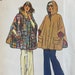 Simplicity 6630 Pattern UNCUT Vintage 1970s Jiffy Button Front Poncho ...