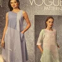 Kathryn Brenne Womens Stretch Knit Dress Lagenlook Vogue Sewing Pattern ...