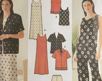 Mccalls M5357 5357 Pattern UNCUT 2000s Stitch 'n Save Easy Sleeveless ...
