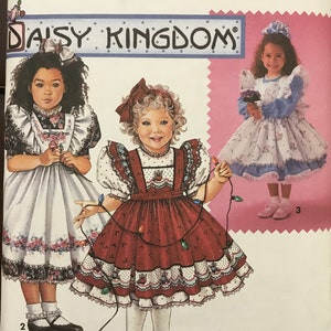 Simplicity 0662 8318 Pattern Toddler Girls Daisy Kingdom Victoriana ...