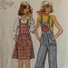 Simplicity 8739 Pattern UNCUT 1970s Pullover Square Neck Shoulder Strap ...