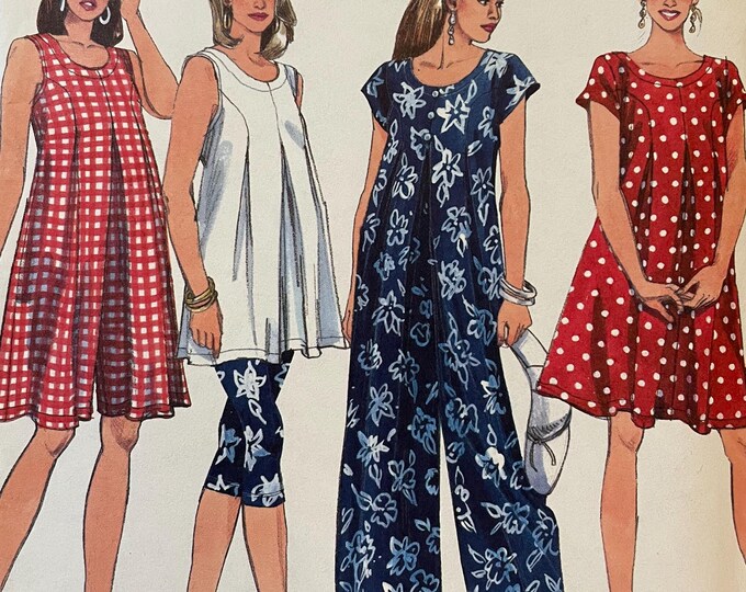 Simplicity 8380 Pattern UNCUT 1990s Vintage Maternity Easy Sew Jumpsuit ...