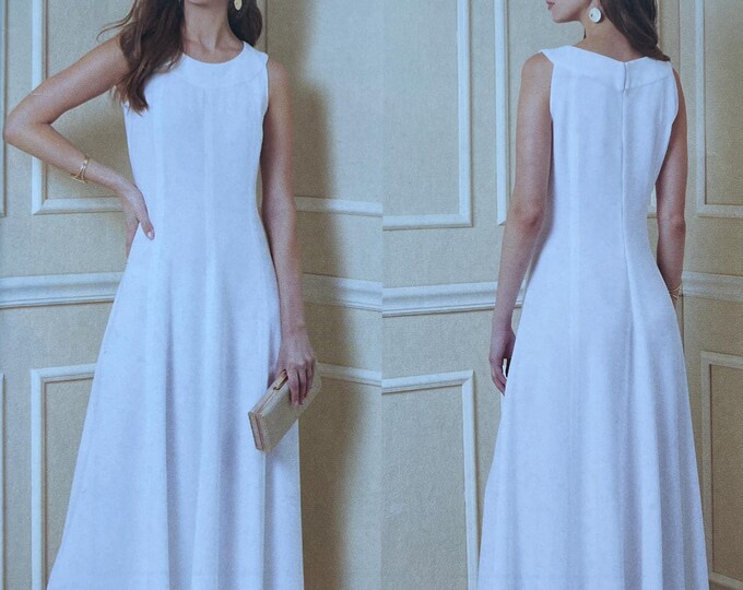 Vogue V1878 1878 Pattern UNCUT Tom Linda Platt Sleeveless Fit Flare ...