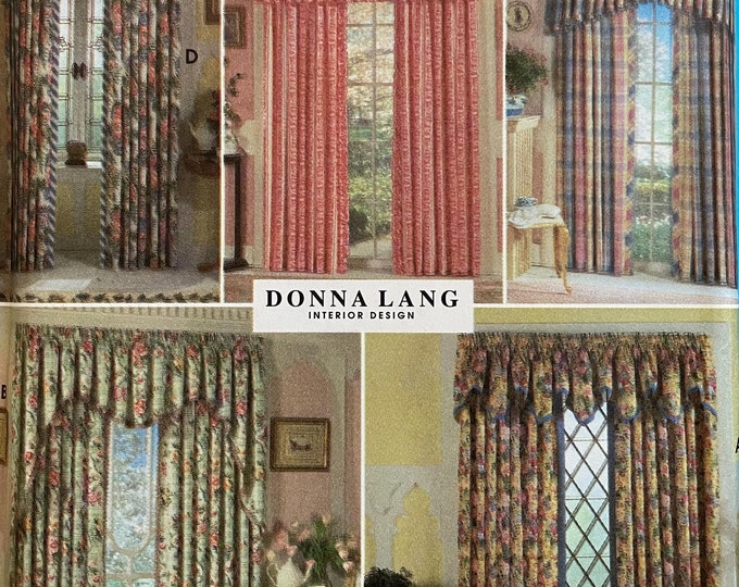 Simplicity 9532 Pattern UNCUT 1970s Vintage Easy Design Your Own Window ...