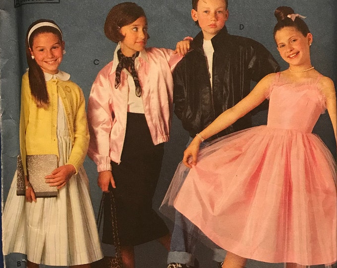 Simplicity 8878 Pattern UNCUT 1990s Vintage 1950s Kids Costume Classics ...