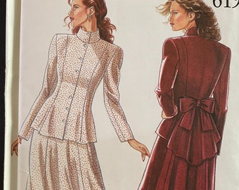New Look 6161 Pattern CUT Complete 1980s Vintage V Neckline Peasant ...