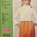 Butterick 4453 Pattern CUT Complete 1960s Vintage Flared Knee or Maxi ...