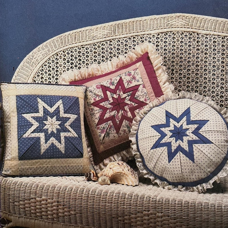 Folded Star Pattern Pillow - Etsy