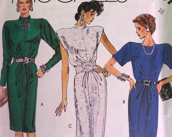 New Look 6161 Pattern CUT Complete 1980s Vintage V Neckline Peasant ...