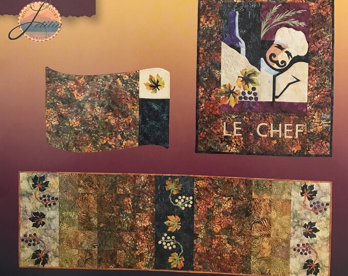 Le Chef Mount Redoubt Designs Booklet Quick Machine Applique Quilts ...