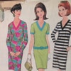 Simplicity 8149 Pattern CUT Complete 1960s Vintage Wrap Front Empire ...